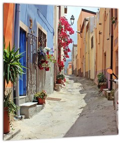Obraz ulice na Sardínii (30x30 cm)