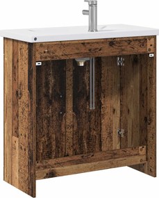 Sada koupelnového nábytku Staré dřevo 81 x 40 x 84,5 cm 3404364