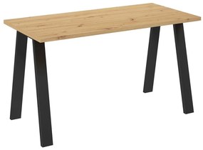 Casarredo Jídelní stůl KOLINA 138x67 cm černá/artisan