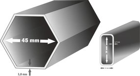 NŮŽKOVÝ PÁRTY STAN 3x3 m TENTino SMALL HEXAGON Barva: 13A - SVĚTLE ZELENÁ