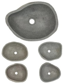 Umyvadlo Douglas - říční kámen - oválné | 37–46 cm