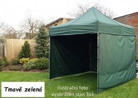 TRADGARD zahradní párty stan PROFI STEEL 3 x 6 m tmavě zelená