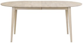 ROWICO Ovální rozkládací jídelní stůl FILIPPA světlý 170x105 cm 117629