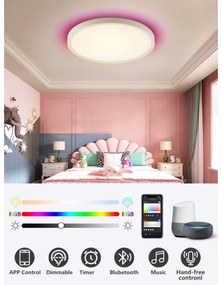 Immax NEO 07169-W60 - LED RGB Stmívatelné svítidlo TUDO 65W/230V Wi-Fi Tuya + DO