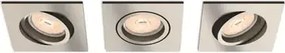 Philips Donegal 3x5,5W matný chrom / Podhledové svítidlo / GU10 / hran