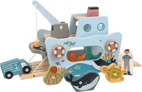 2KIDS TOYS Magnetická hračka Rybářská loď / od 2 let
