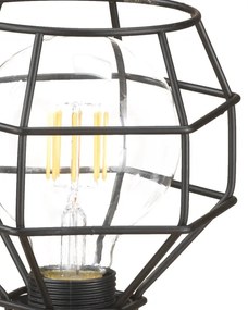 ONLI - Stolní lampa SPIDER 1xE27/15W/230V 23 cm černá/hnědá