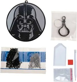 CRYSTAL ART Diamantové malování Přívěšek Darth Wader