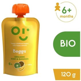 Beggs BIO Kiwi a banán (120 g)