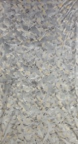 ZATEMŇOVACÍ ZÁVĚS NA KROUŽCÍCH ODETA 135X250 CM VZOROVANÁ