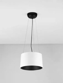 LED bílo-černé designové svítidlo Atil