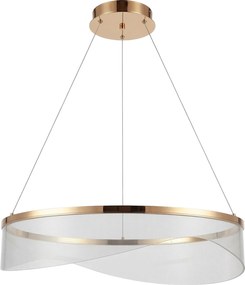 Toolight Rea, ZÁVĚSNÁ STROPNÍ LAMPA G145-CP 60 GOLD, OSW-04701