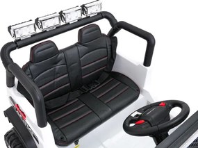 Elektrické autíčko Jeep BEAST 4x4 bílé