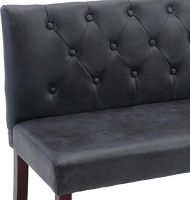 vidaXL Lavice 148,5 cm umělá semišová kůže [288572] Barva: Šedá