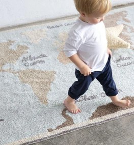 Dětský koberec LORENA CANALS Mapa světa