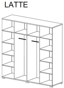 Ložnice LATTE Idzczak