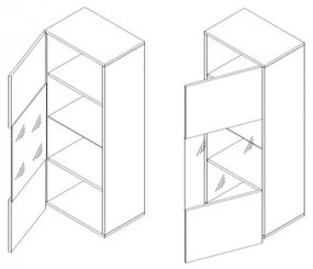 Obývací systém Calabrini H