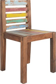 vidaXL Jídelní židle 4 ks masivní recyklované dřevo [326180]