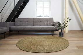 Vingo Kulatý koberec z mořské trávy 2. jakost Rozměry (cm): průměr 150