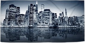 Sablio Ručník Noční New York - 70x140 cm
