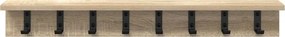 vidaXL Nástěnný věšák na kabáty Nástěnná montáž Sonoma dub [874365]