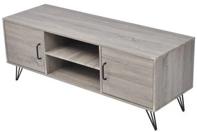 TV stolek 120 x 40 x 45 cm šedý 243449