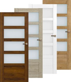 Interiérové dveře vasco doors BRAGA model 5 Průchozí rozměr: 70 x 197 cm, Orientace dveří: Levé dveře, Dekor: Dub riviera