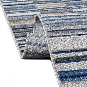 Kusový koberec Avent šedomodrý 140x200cm