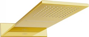 Mexen Waterfall sprcha slim 50 x 22 cm, zlatá - 79190-50