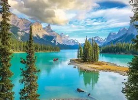 EUROGRAPHICS Puzzle Maligne Lake, Alberta / 1000 dílků / 68 x 48 cm