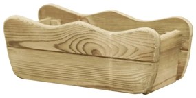 Vyvýšený záhon 50 x 18 x 18 cm impregnované borové dřevo - Default Title