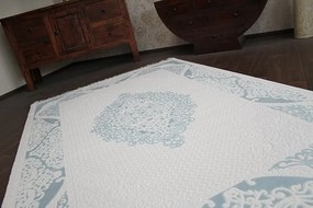 Kusový koberec AKRYLOVÝ MIRADA 5416 Modrý ( Mavi ) Fringe