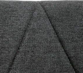 Jídelní židle šedá látka černé kovové nohy CT-285 GREY2