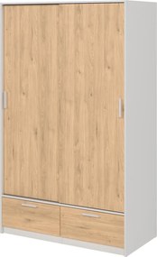 FALCO Skříň Lincoln 324 bílá/jackson hickory