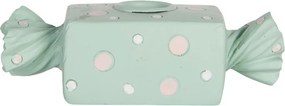 Zelený svícen na úzkou svíčku Bonbón Candy - 14*6*4 cm