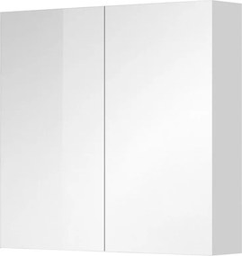 Mereo Mereo, Koupelnová galerka 60 cm nebo 80 cm, zrcadlová skříňka, 2x dveře, bílá, CN717GB