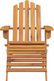 Zahradní židle Adirondack s podnožkami 2 ks masivní akácie 3145015