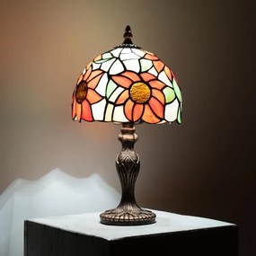 BRILAGI - Tiffany vitrážová stolní lampa SUNFLOWER 1xE27/60W/230V