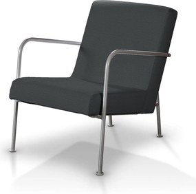 Potah na křeslo Ikea PS barva šedá látka sametová