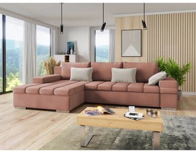 Rohová sedačka Kanton, Potah: Uttario Velvet 2955 + Uttario Velvet 2955 + Uttario Velvet 2979, Strana: levá