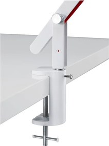 Bílá LED stolní lampa s ohybatelnou konstrukcí (výška 90 cm) Amsterdam – Trio