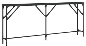 vidaXL Konzolový stolek černý 180 x 23 x 75 cm kompozitní dřevo