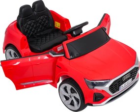 Elektrické autíčko Audi SQ8 červené / šedé