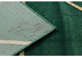 Dywany Luszczow Kusový koberec EMERALD EXCLUSIVE 1012 geometrický, mramor lahvově zelená / zlato Rozměr koberce: 80 x 150 cm