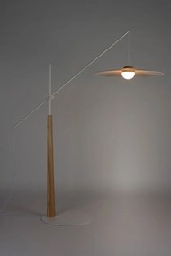 Bílá/v přírodní barvě stojací lampa (výška 200 cm) Belle – Zuiver