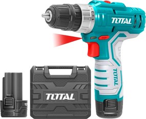 Vrtací šroubovák AKU, 12 V Li - ion (2x), 1500 mAh TOTAL TDLI1232