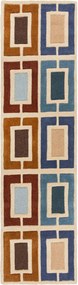 XXXLutz VLNĚNÝ KOBEREC, 60/230 cm modrá Flair Rugs - Online Only koberce & rohožky - 003165016604