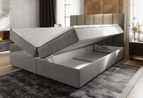 Čalouněná postel boxspring MERIL, 180x200, sawana 05