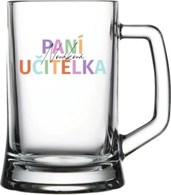 Personalizovaná pivní sklenice pro paní učitelku/pana učitele
