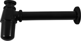 SLEZÁK RAV Sifon umyvadlový 5/4", ø 32 , Černá - matná MD0545CMAT